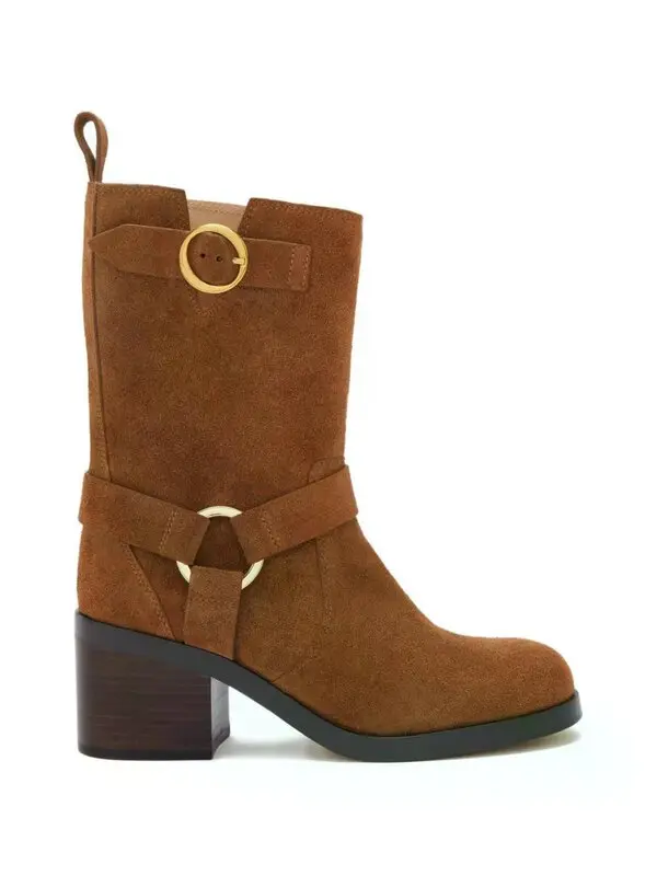 ODISSI Hailey Harness Boots - Brown