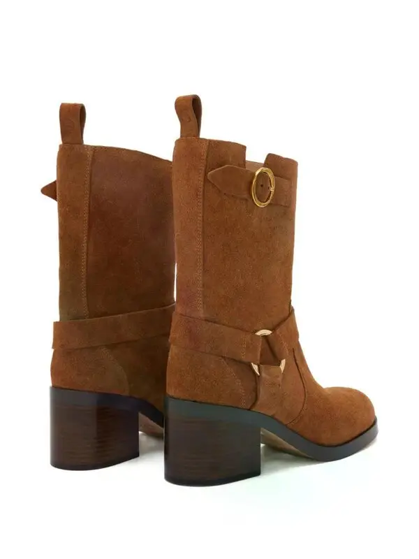 ODISSI Hailey Harness Boots - Brown