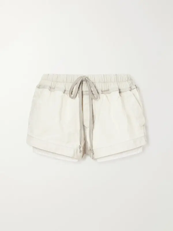 Rick Owens Denim Shorts - Neutrals
