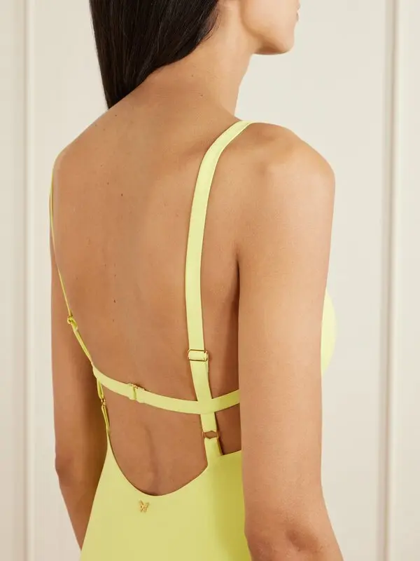 Kiki De Montparnasse Euchaffe One Piece Swimsuit - Yellow