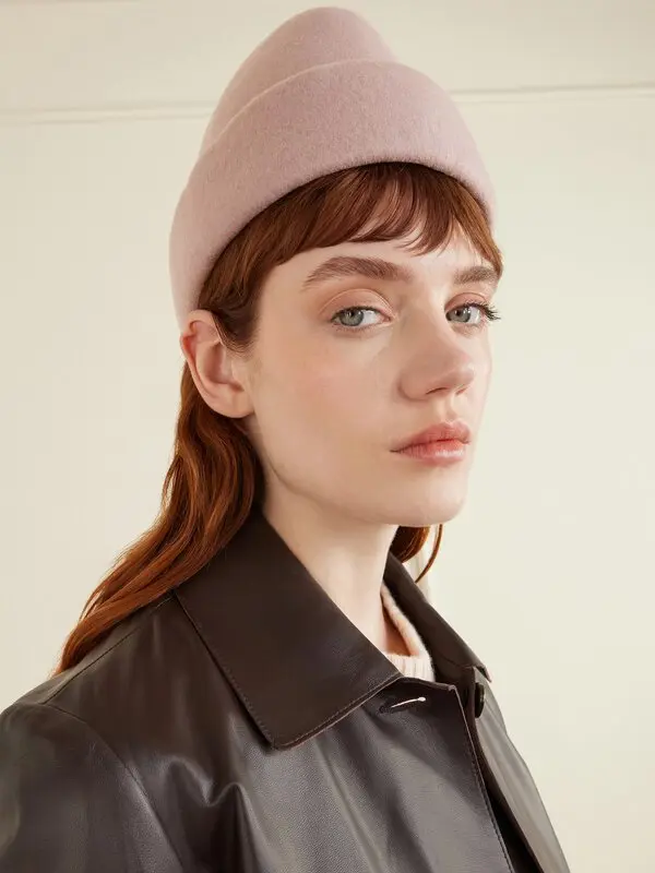 GIGI BURRIS MILLINERY Sharina Wool-felt Cap