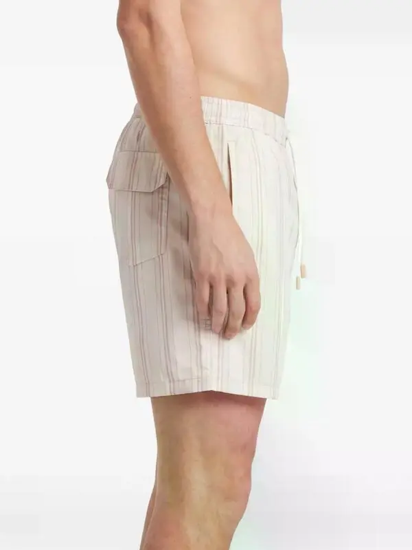 Eleventy Striped Beach Shorts