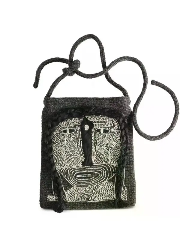SOPHIE DIGARD Knitted Face Cross Body Bag
