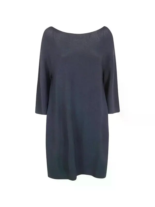 Liviana Conti Boat Neck Dress - Blue