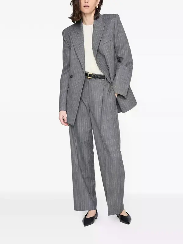 ANINE BING Pinstripe Trousers