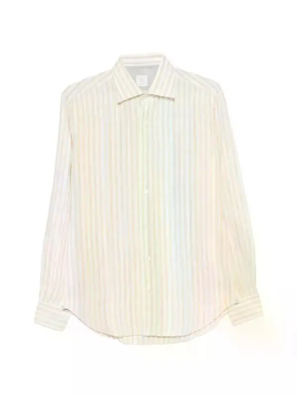 Eleventy Striped-pattern Shirt - Neutrals