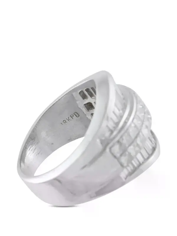 LB EXCLUSIVE 18k White Gold Diamond Ring - Silver