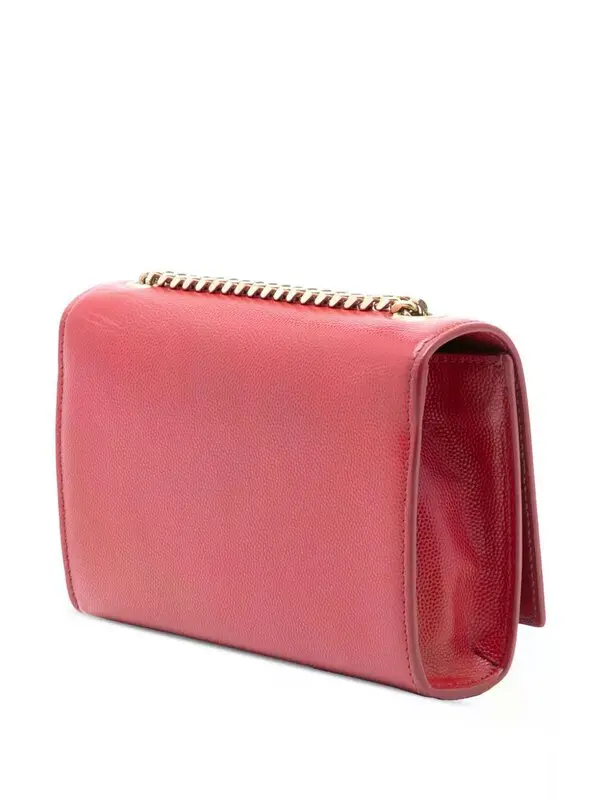 Saint Laurent Small Leather Monogram Kate Crossbody Bag - Red