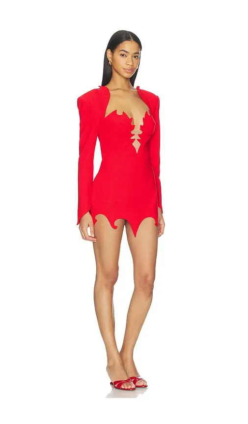 THE DOLLS HOUSE Aurora Mini Dress - Red