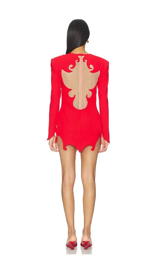 THE DOLLS HOUSE Aurora Mini Dress - Red