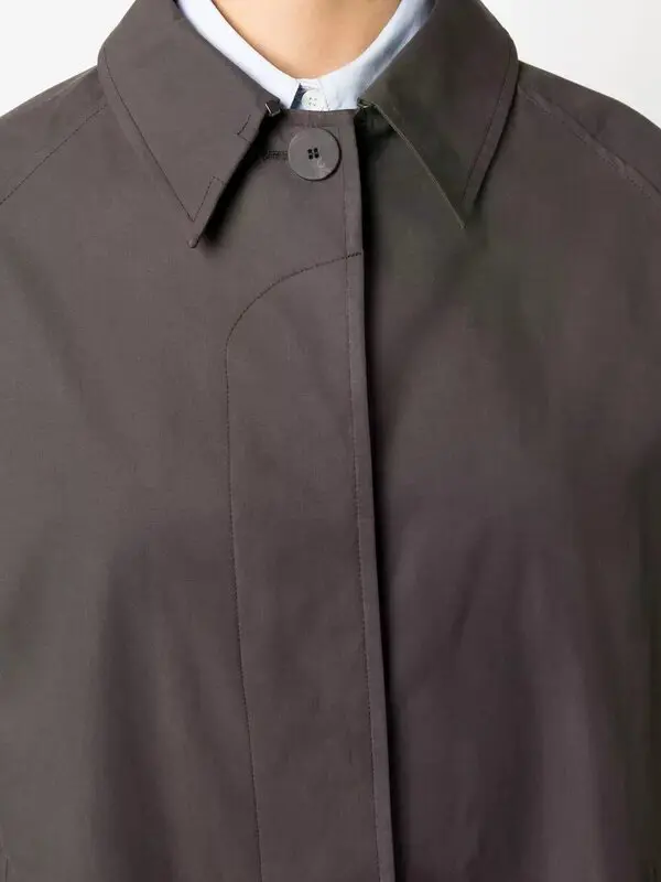 Studio Nicholson Holin Buttoned Raincoat - Brown