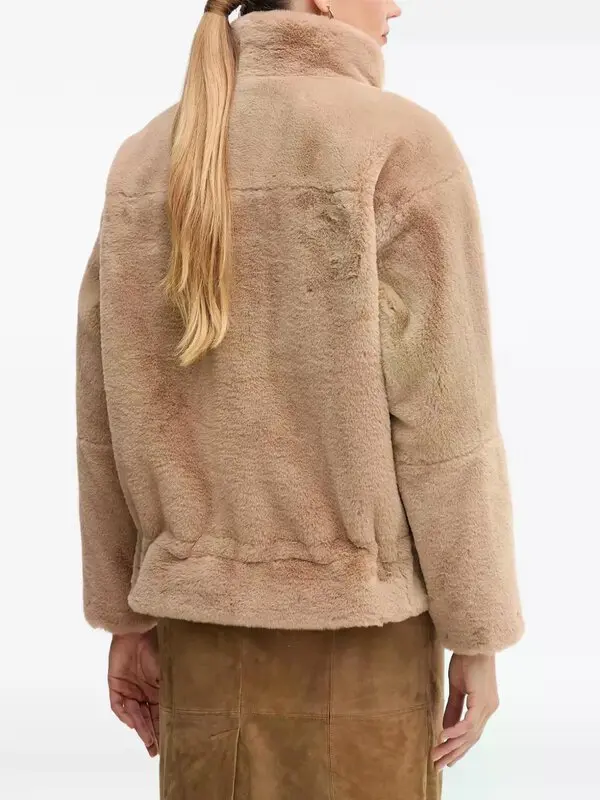 MARC AUREL Zip Faux-fur Jacket
