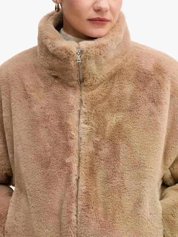 MARC AUREL Zip Faux-fur Jacket