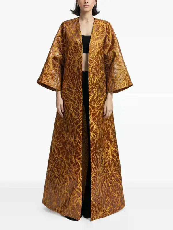 GEMY MAALOUF Structured Kaftan - Brown