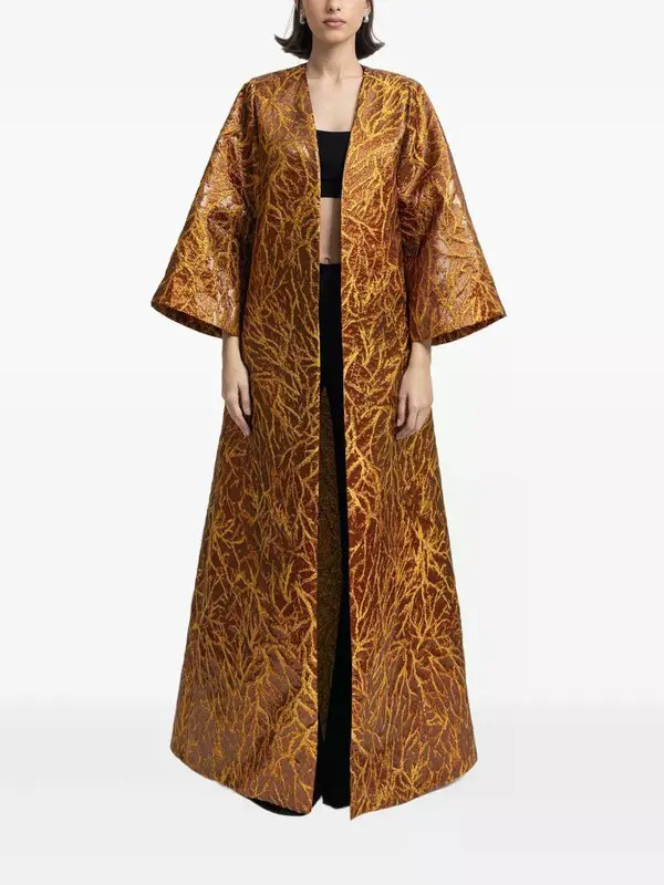 GEMY MAALOUF Structured Kaftan - Brown