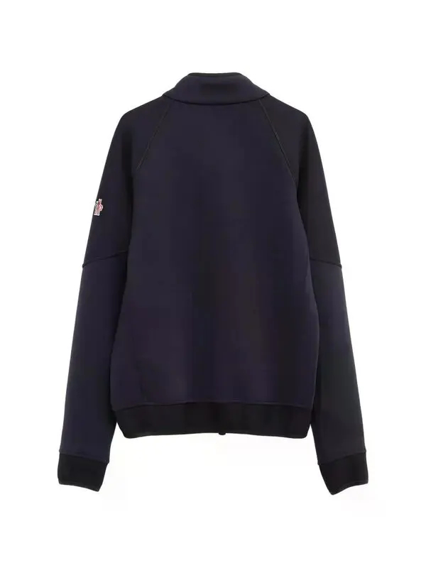 Moncler Zip-up Jacket With Logo Patch
