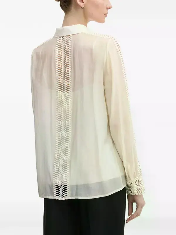 MARC AUREL Laddered Long Sleeve Shirt