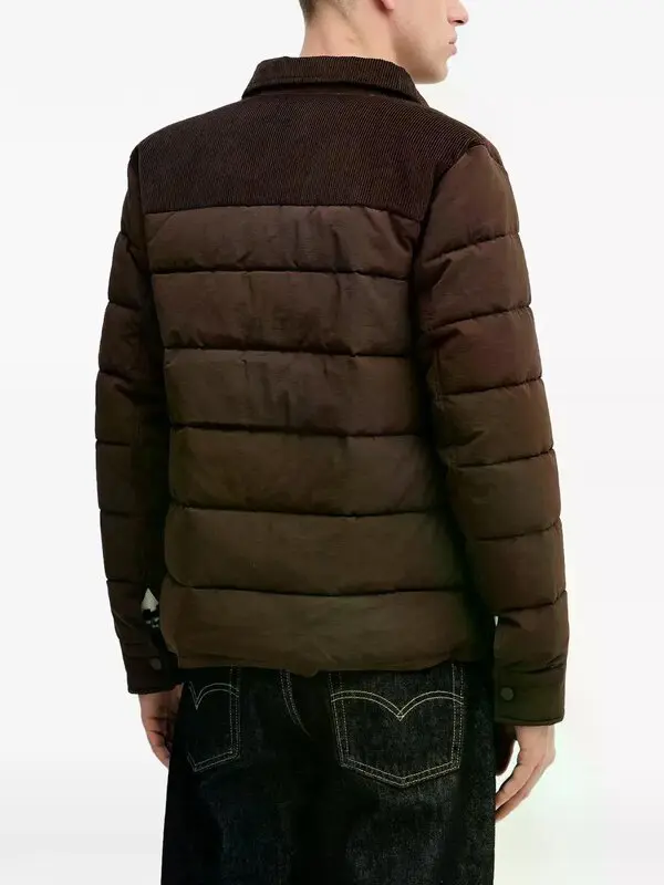 BENETTON Corduroy Panelled Padded Jacket