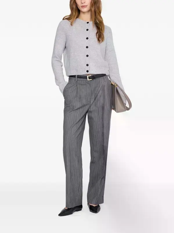 ANINE BING Joye Button-up Cardigan - Grey
