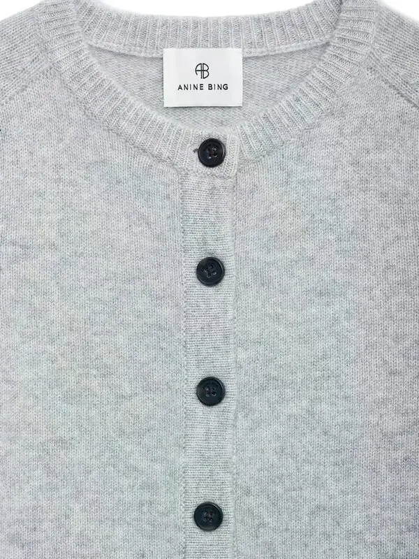ANINE BING Joye Button-up Cardigan - Grey