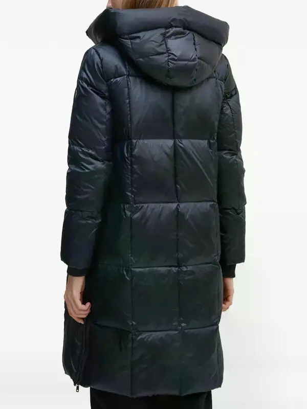 MOS MOSH Hooded Quilted Coat - Blue