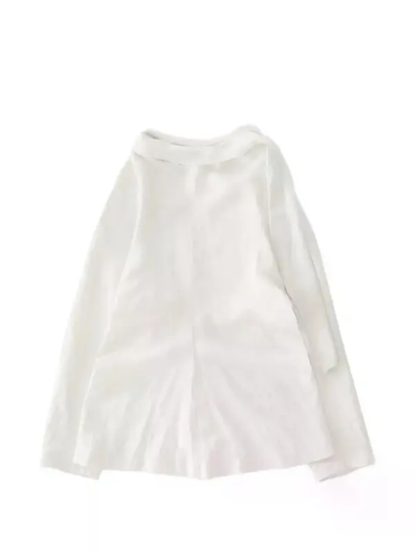 Studio Nicholson Valery Tie Neck Top - Neutrals