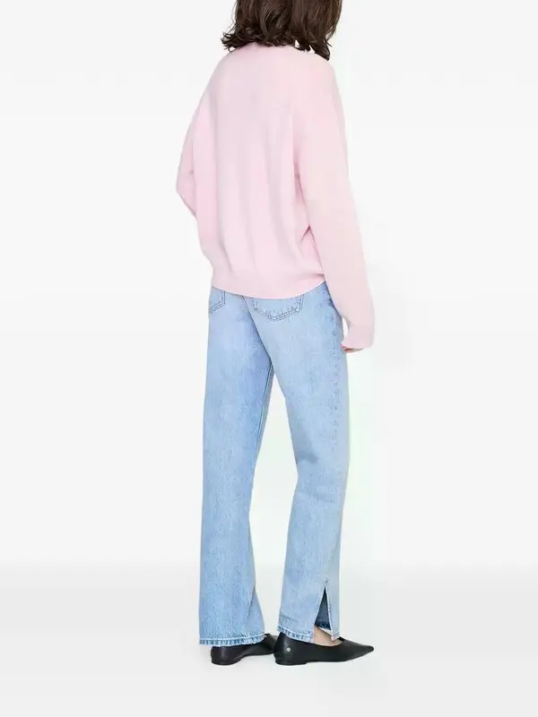 ANINE BING Lee Crew-neck Sweater - Pink