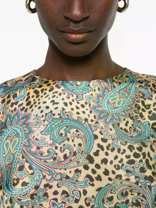 Etro Paisley Print Tunic Dress