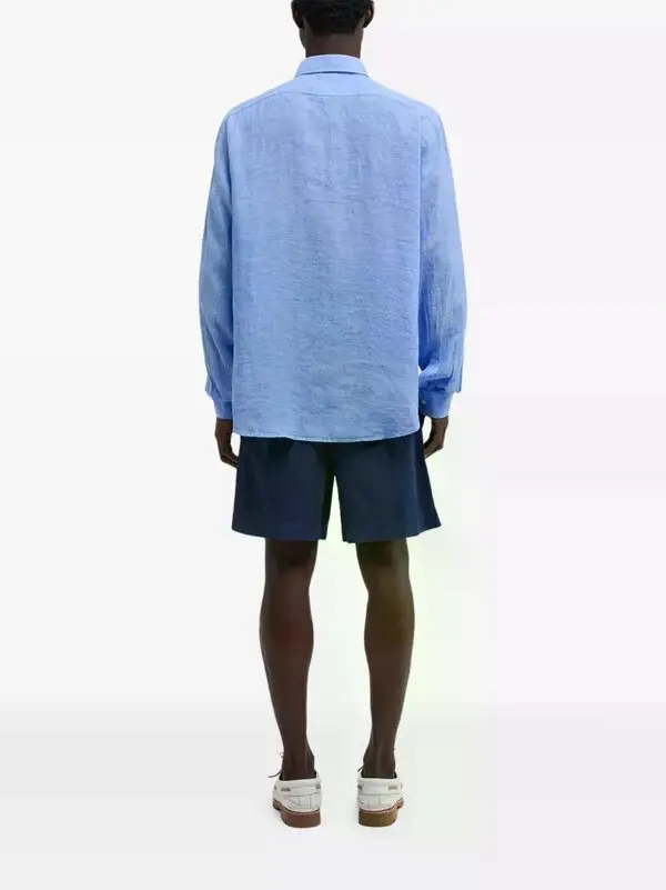 Aspesi Comma Long-sleeve Shirt - Blue