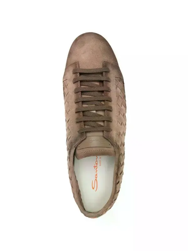 Santoni Woven Sneakers