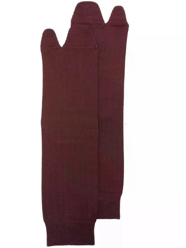 MAISON MARGIELA Split-toe Socks - Red