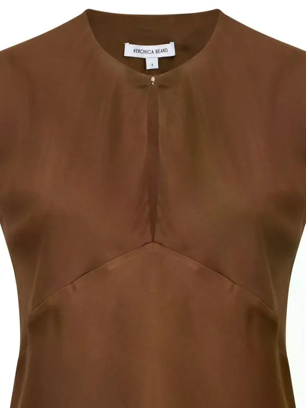 Veronica Beard Sparrow Blouse - Brown