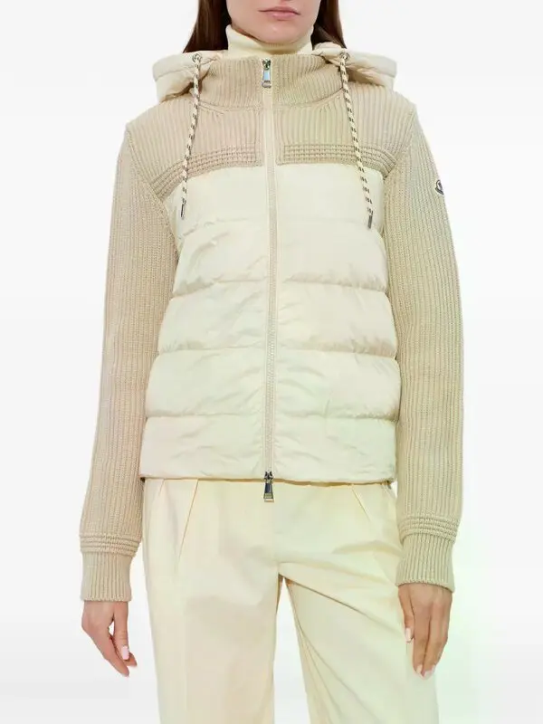 Moncler Logo-patch Zip-up Cardigan