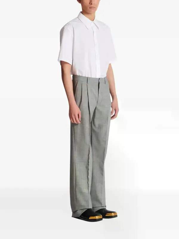 Balmain Prince Of Wales Check Tailored Trousers