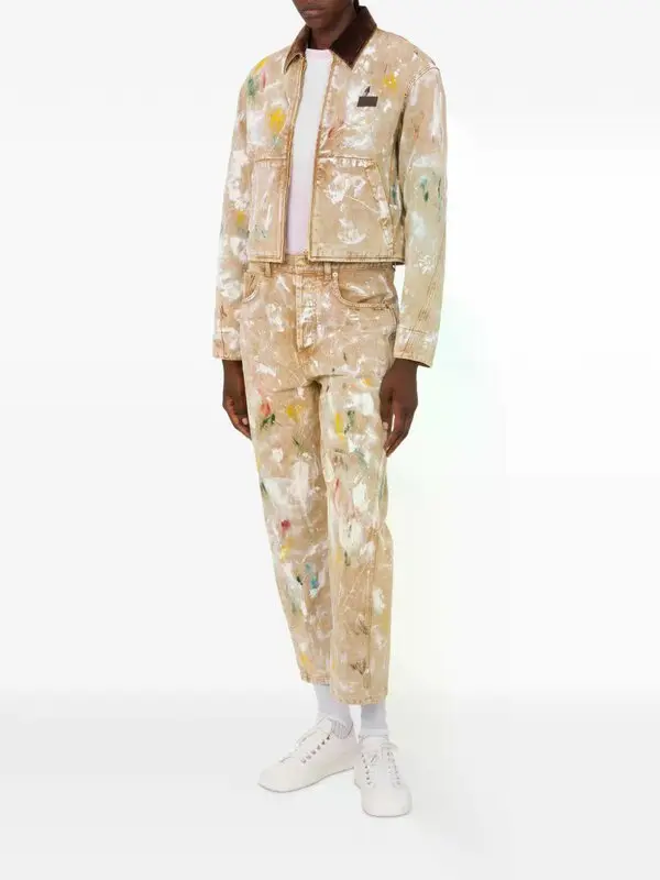 Moschino Paint Splatter Trousers