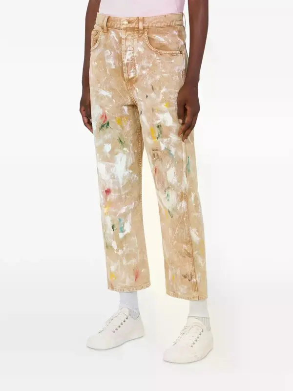 Moschino Paint Splatter Trousers