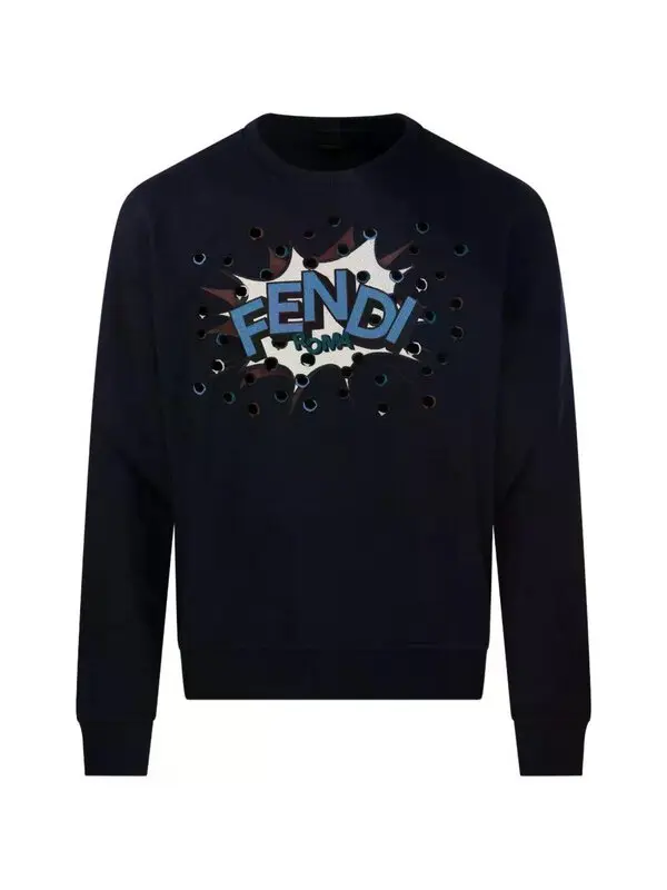 Fendi Printed Cotton Sweatshirt