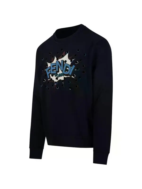 Fendi Printed Cotton Sweatshirt