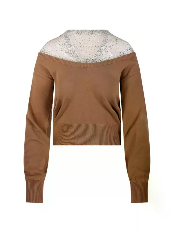 Giuseppe Di Morabito Embellished V-neck Sweater