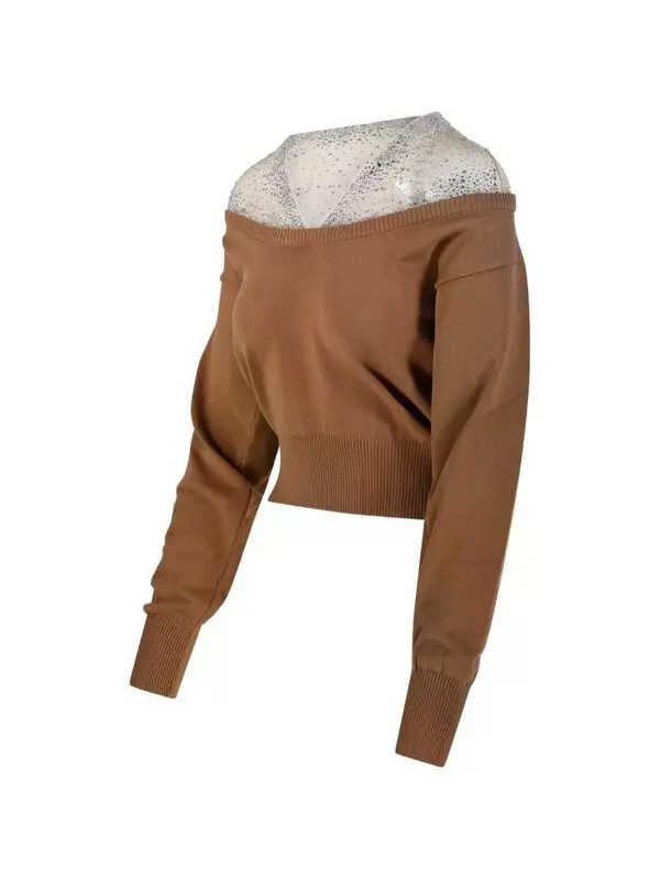 Giuseppe Di Morabito Embellished V-neck Sweater