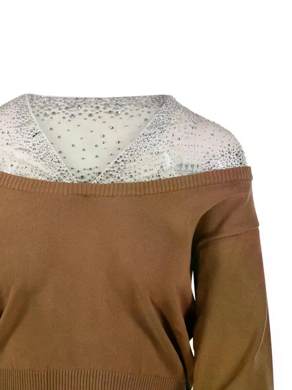 Giuseppe Di Morabito Embellished V-neck Sweater