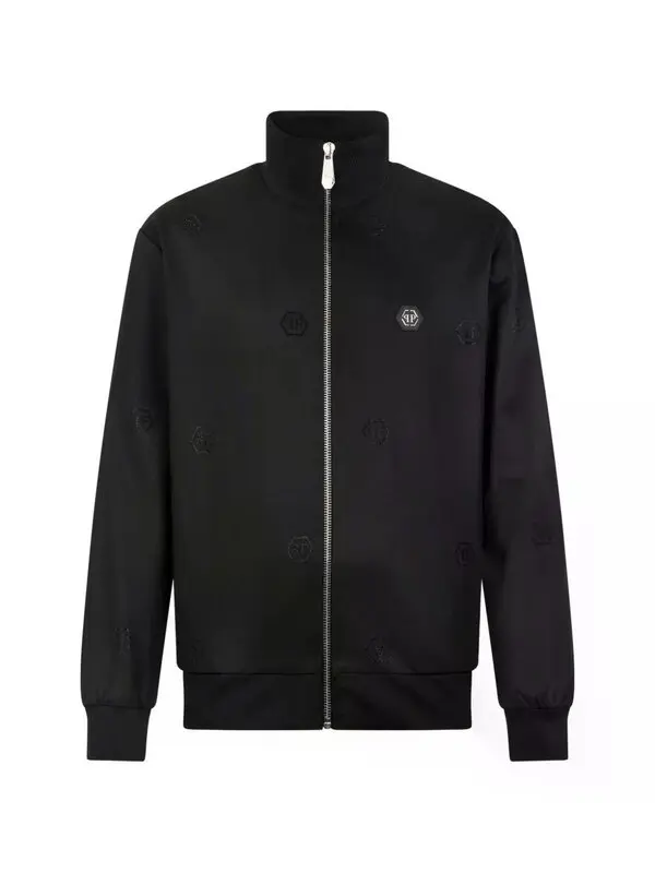 Philipp Plein Monogram Pattern Sport Jacket