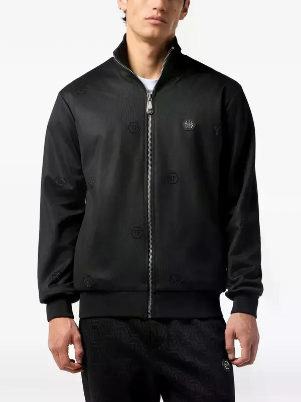 Philipp Plein Monogram Pattern Sport Jacket