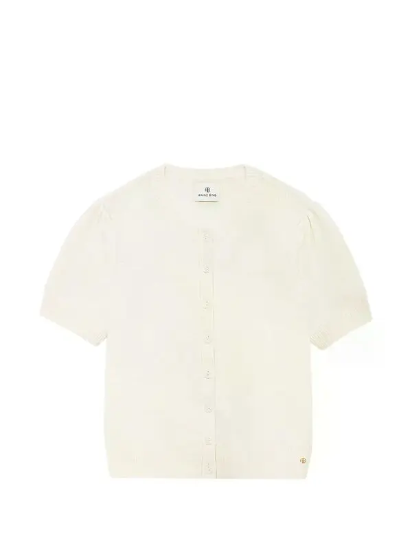 ANINE BING Gracie Puff-sleeve Cardigan