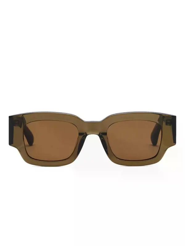 AMI Paris 75001 Square Frame Sunglasses - Brown