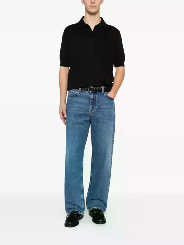 LARDINI Knit Polo Shirt