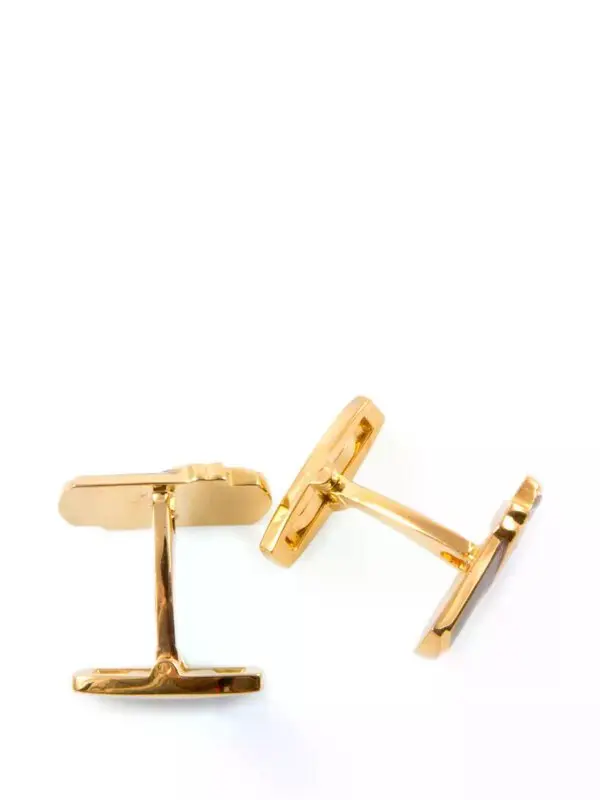 Saint Laurent 1990s Rectangular-shape Cuff-links