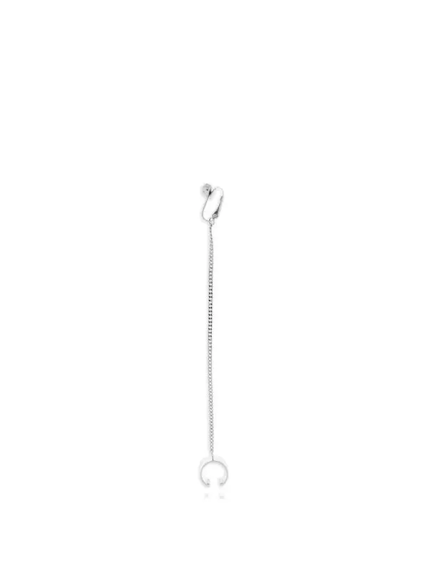 Dsquared2 Grey Curb Chain Earring