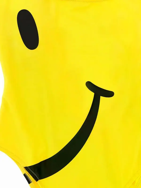 Moschino X Smiley® Printed One-piece Swimsuit - Yellow