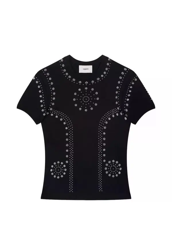 Coperni Mantra Graphic Print T-shirt - Black